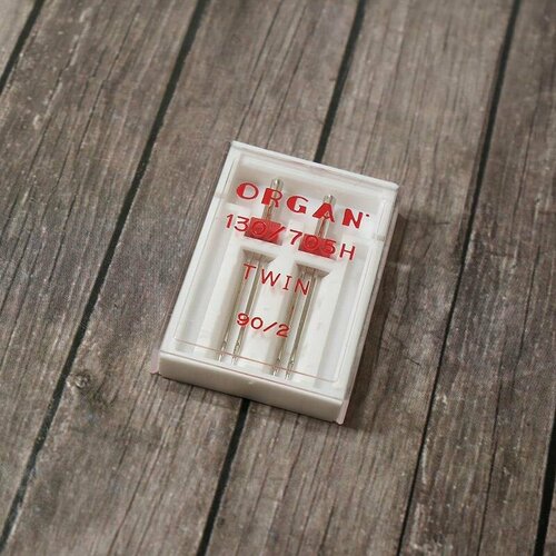 Иглы Organ №90/2 двойные 2шт