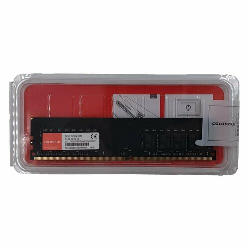 Оперативная память Colorful DDR4 8ГБ 3200МГц (22-22-22-52)