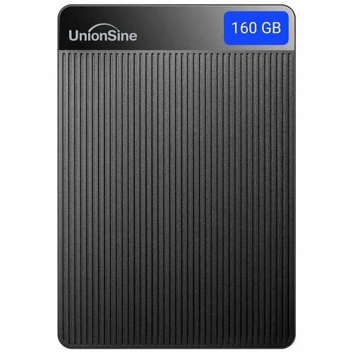 Внешний жесткий диск 160 Гб UnionSine US-HD2510 USB 3.0/2.0 (подходит для ПК, Sony PS4, Xbox One)