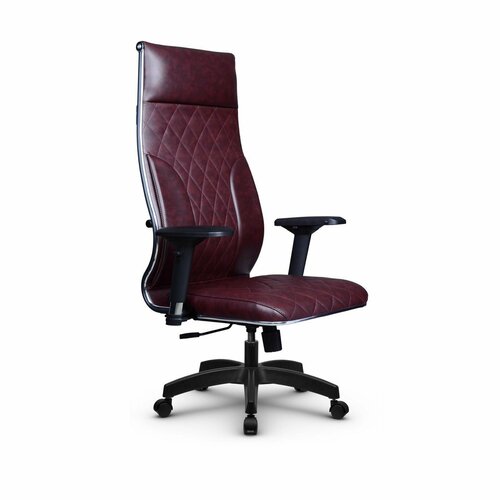 Компьютерное офисное кресло Metta L 1m 44М/4D, Топган, осн. 17831, Темно-бордовое