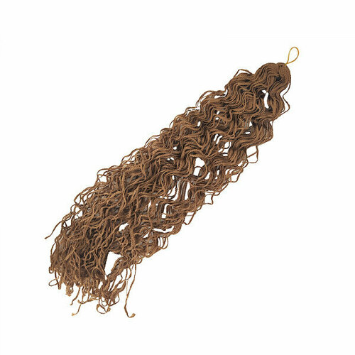 Канекалон Зизи, косички кудрявые, волосы для наращивания, афрокудри,140 см 100 г, цвет светло-каштановый