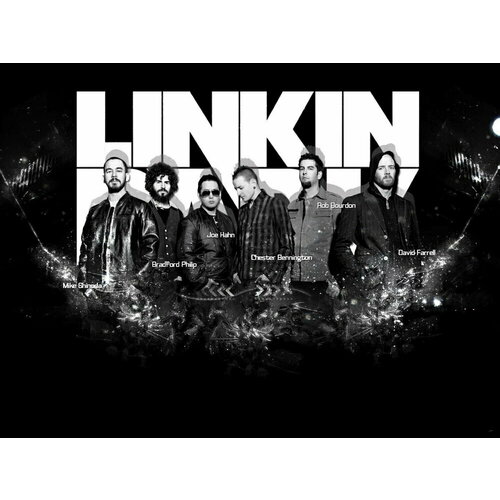 Плакат, постер на бумаге Linkin Park/Линкин Парк/музыкальные/поп исполнитель/артист/поп-звезда/группа. Размер 21 х 30 см