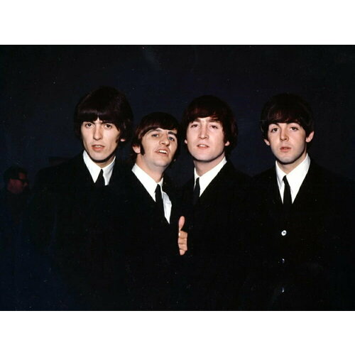 Плакат, постер на холсте The Beatles/Битлз/музыкальные/поп исполнитель/артист/поп-звезда/группа. Размер 60 х 84 см