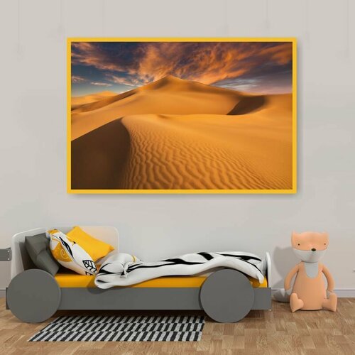 Постер Закат Над Дюнами Пустыни Тип 1 40х30 см в тубусе ПолиЦентр