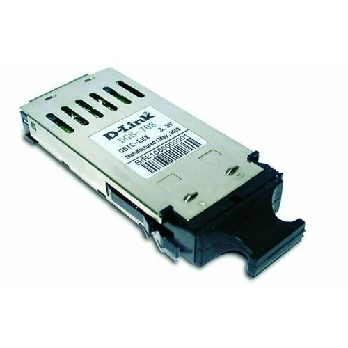 Трансивер D-LINK DGS-708 Модуль GBIC 1000Base-LX (до 70 км) для DES-3x26xx, DES-12xxG