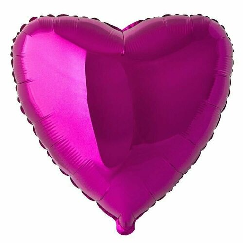 Воздушный шар, Весёлая затея, Сердце Purple металлик Испания