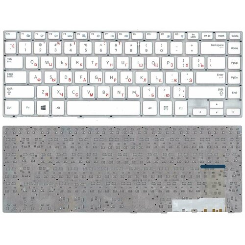 Клавиатура для ноутбука Samsung 470R4E BA59-03680A белая