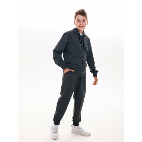 Комплект одежды Egotrik, размер 140/34, серый, черный