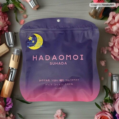 Hadaomoi Suhada Ночная увлажняющая и восстанавливающая маска для лица со стволовыми клетками, 30шт.