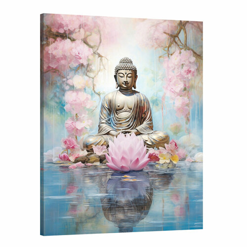 Интерьерная картина 50х70 "Будда и пробуждение"