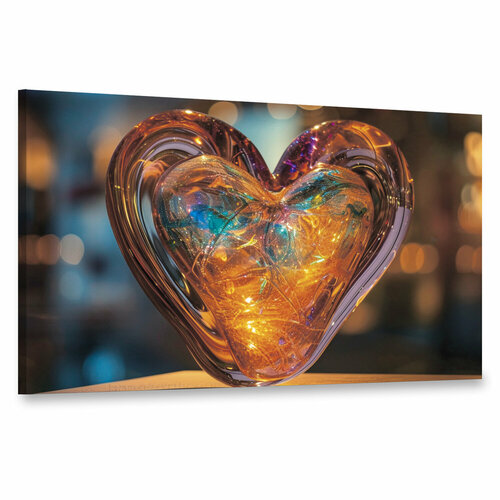 Интерьерная картина 100х60 "Сердце любви"