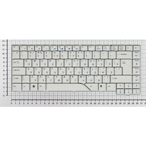 Клавиатура для ноутбука ACER 4930G Белая