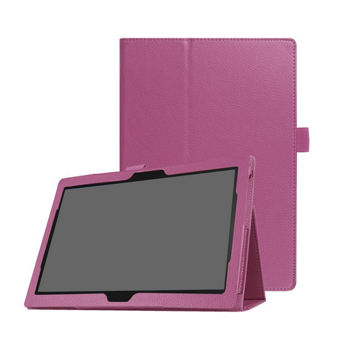 Чехол-обложка с подставкой MyPads для Lenovo Tab P11 TB-J606L / TB-J606F (2020/2021) / Pad 2021 (TB-J616), фиолетовый кожаный