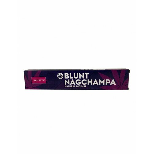 BLUNT NAGCHAMPA Natural Incense, Nandita (блант нагчампа натуральные благовония, Нандита), 15 г.