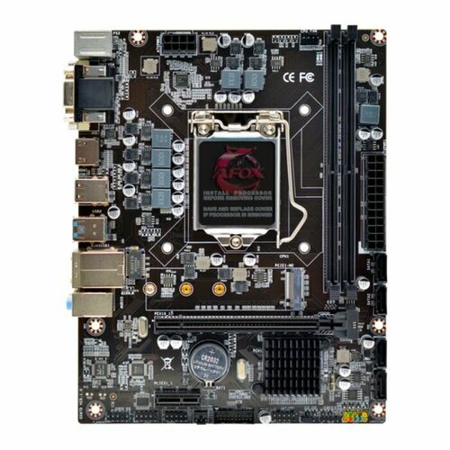 Материнская плата AFOX Motherboard Intel H510, INTEL Socket 1200, Micro-ATX (17*22cm)