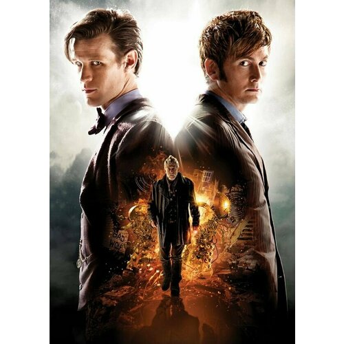 Плакат, постер на холсте Доктор Кто. Doctor Who, сериал. Размер 21 х 30 см