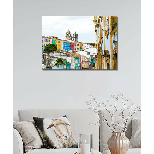 Картина/Картина на холсте для интерьера/Картина на стену/Картина для кухни/ - Бразилия Салвадор (2) 60х80