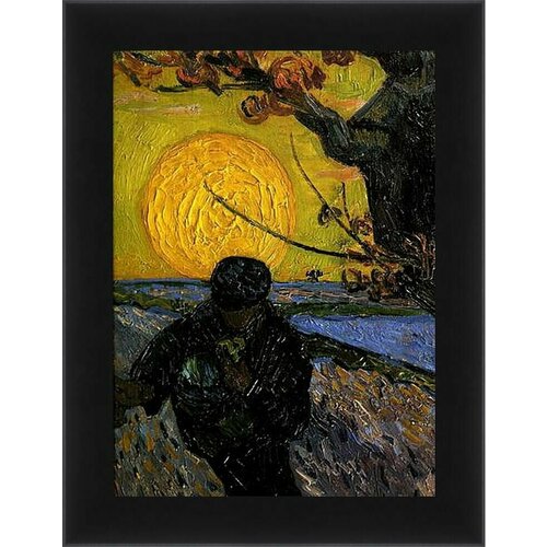 Плакат, постер на бумаге The Sower. Винсент Ван Гог. Размер 30 х 42 см