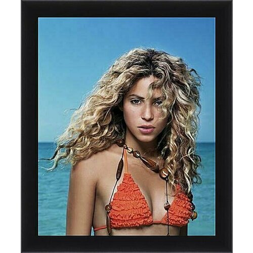 Плакат, постер на холсте Shakira-Шакира. Размер 42 х 60 см