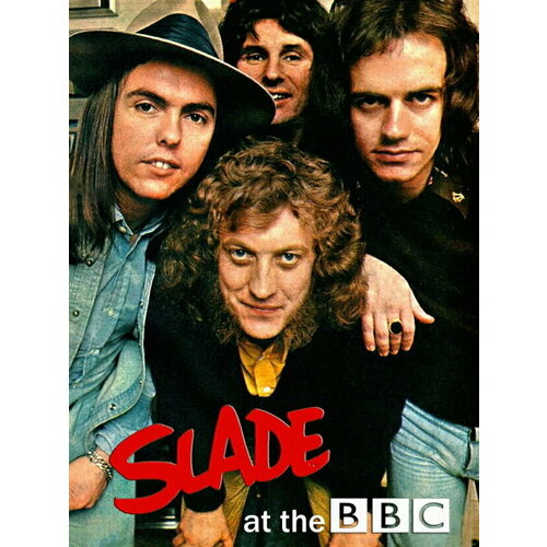 Плакат, постер на холсте Slade-At The BBS/Слейд/музыкальные/поп исполнитель/артист/поп-звезда/группа. Размер 42 х 60 см