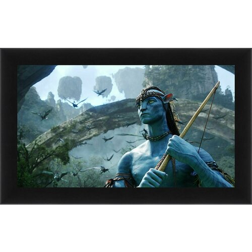 Плакат, постер на холсте Аватар. Avatar. Размер 60 х 84 см