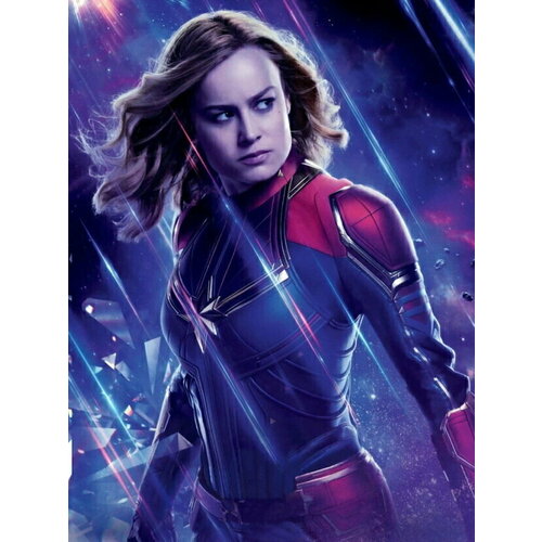 Плакат, постер на бумаге Avengers: Endgame Collection /Мстители: Финал/Капитан Марвел/искусство/арт/абстракция/творчество. Размер 21 на 30 см