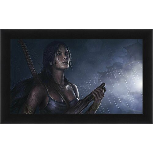 Плакат, постер на холсте Tomb Raider. Размер 42х60 см