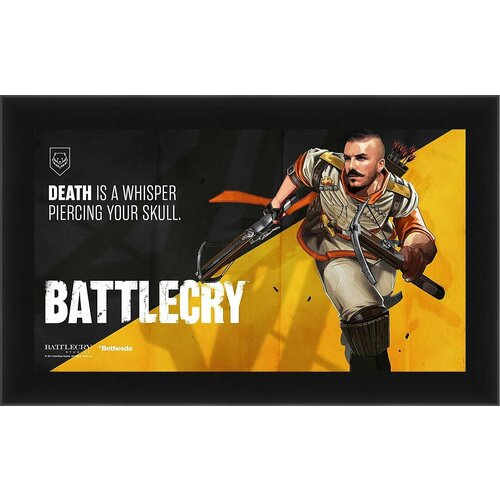 Плакат, постер на бумаге Battlecry. Размер 30х42 см