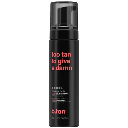 Мусс-автозагар B.Tan too tan to give a damn self tan mousse 200мл х3шт