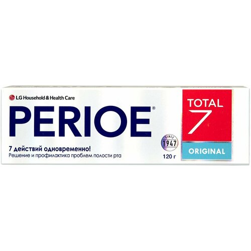 Perioe / Зубная паста Perioe Total 7 Original 120г 2 шт