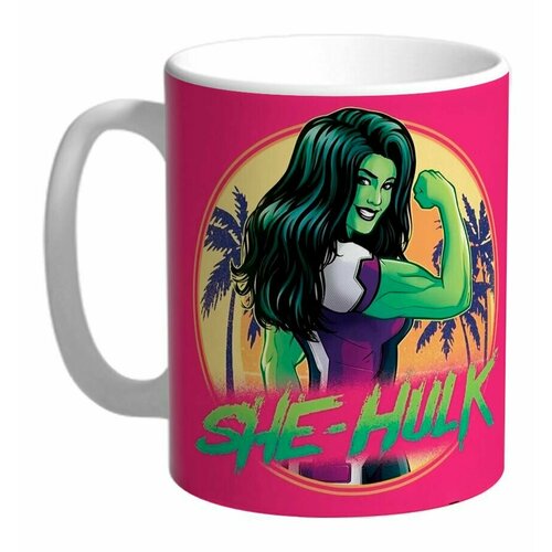 Кружка Женщина-Халк Марвел Сериал Marvel She-Hulk, 330 мл, 1 шт.