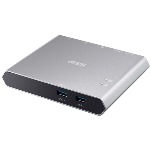 Док-переключатель ATEN 2-Port USB-C Gen 1 Dock Switch with Power Pass-through (US3310-AT)