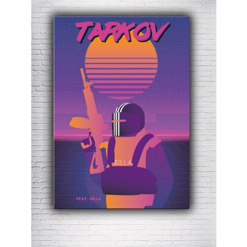 Картина на холсте для интерьера на стену -Tarkov 40х60