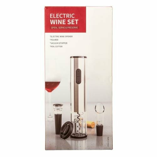 Подарочный набор с электрическим штопором Electric wine set 4 в 1 оптом