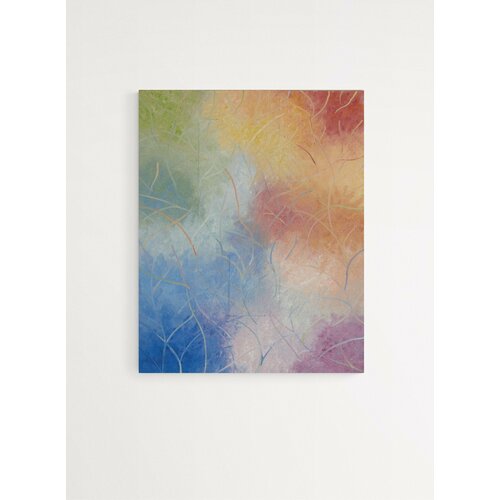 Абстрактная интерьерная картина в ярких цветах от cronohome