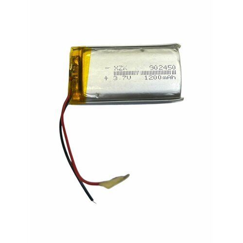 Аккумулятор Li-Pol 2pin 3.7V/1200mAh, 902450 (батарея) 90х24х50 мм (Ф)