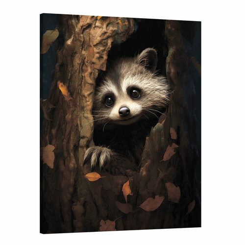 Интерьерная картина 50х70 "Лесной зверек"
