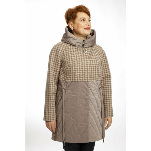 Пальто  Modetta Style, размер 50, коричневый