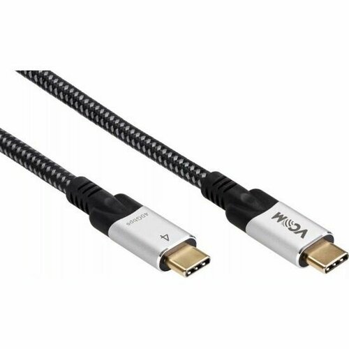 Кабель VCOM CU560-1.5M USB4 TypeC(M)--TypeC(M), PD 240W, 1.5м