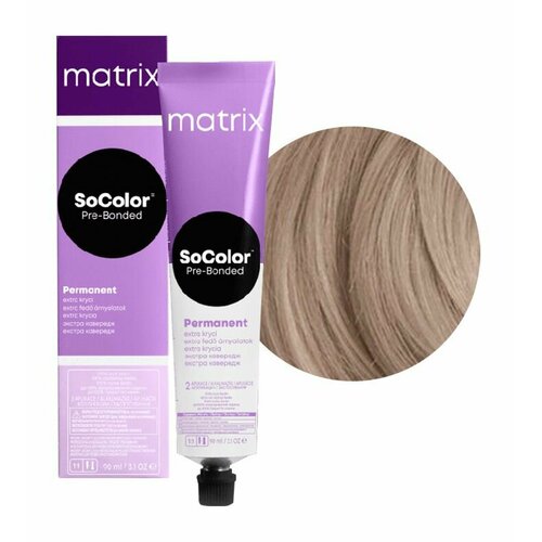 Краска для волос Matrix SoColor Pre-Bonded 509AV очень светлый блондин пепельно-перламутровый 90 мл