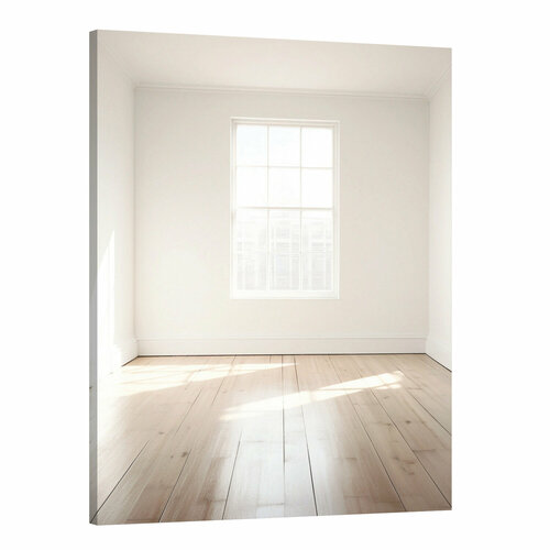 Интерьерная картина 50х70 "Минимализм: звук пространства"