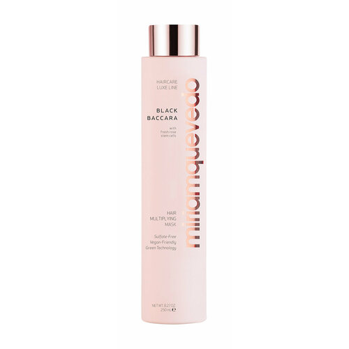 Маска для уплотнения и объема волос с экстрактом розы Miriamquevedo Black Baccara Hair Multiplying Mask