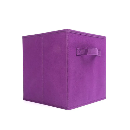 Органайзер, кофр, коробка тканевый для хранения вещей игрушек, пурпурный. GENBAG