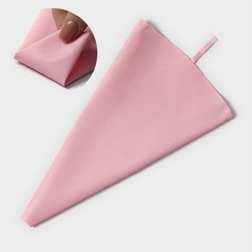 Кондитерский мешок "Алирио", 31x17.5 см, цвет розовый