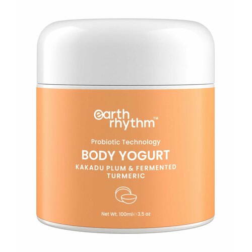 Крем-йогурт для тела со сливой какаду и куркумой / Earth Rhythm Kakadu Plum & Fermented Turmeric Body Yogurt