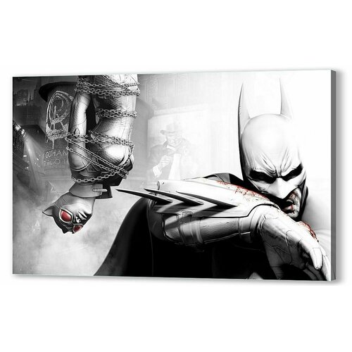 Плакат, постер на бумаге Batman: Arkham City. Размер 60 х 84 см