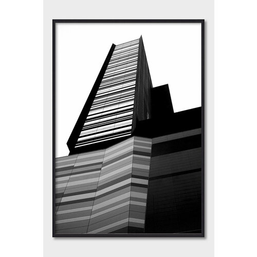 Постер для интерьера Postermarkt, 30х40 см в черной рамке, постер Архитектура #74