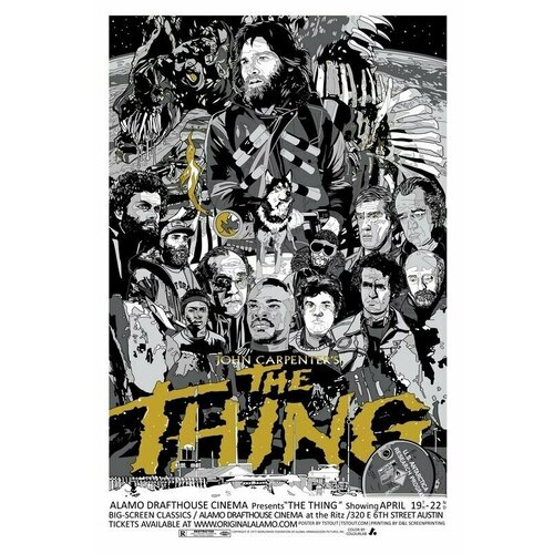 Плакат, постер на бумаге Нечто (The Thing), Джон Карпентер. Размер 21 х 30 см