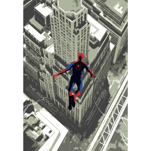 Плакат, постер на бумаге Новый Человек-паук: Высокое напряжение (The Amazing Spider-Man 2, 2014г). Размер 21 х 30 см