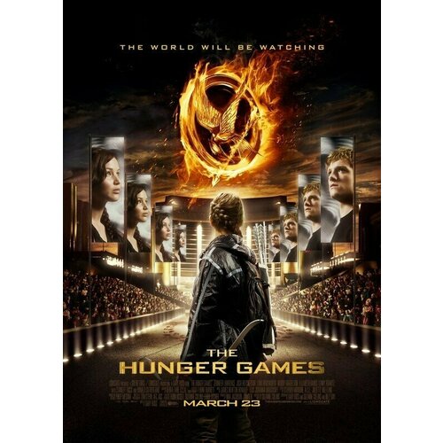 Плакат, постер на бумаге Голодные игры (The Hunger Games), Гэри Росс. Размер 21 х 30 см